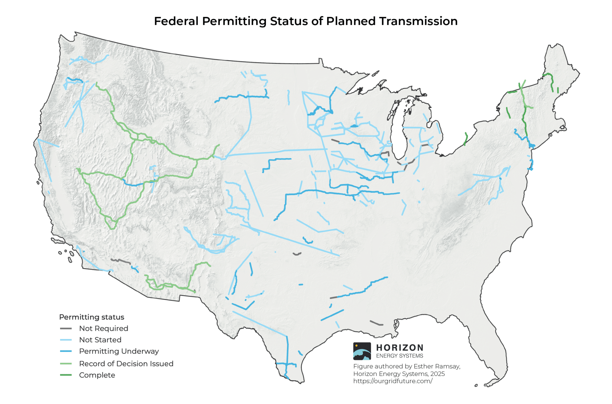 High-Capacity Transmission Permitting Tracker